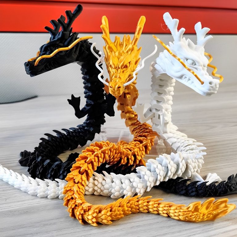 3d Printed Articulated Dragon | 3d Printed Flexible Dragon