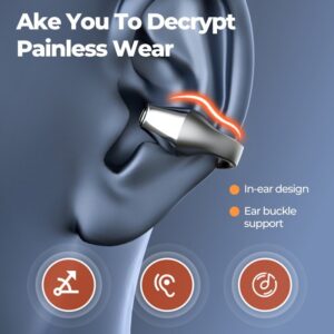 Wireless Ear Clip Bone Conduction Headphones - USAMERICA