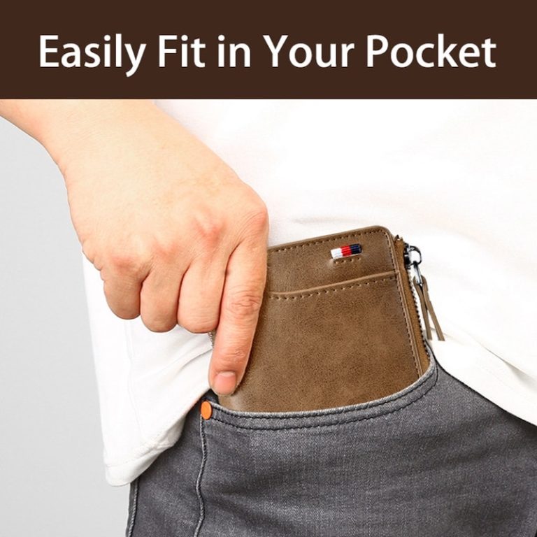 Multi-functional RFID Blocking Waterproof Durable PU Leather Wallet ...