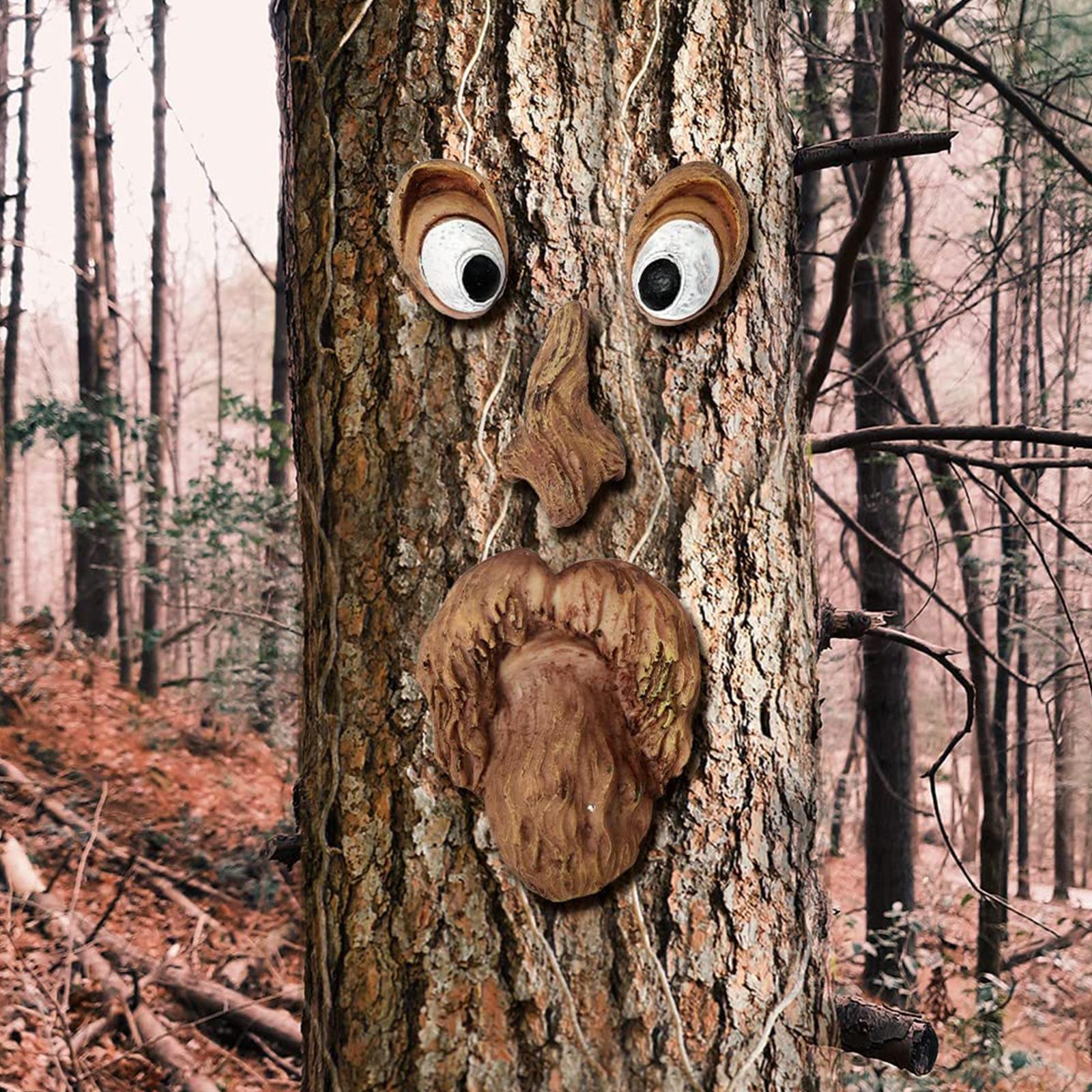 Old Man Tree Face Tree Trunk Decoration - USAMERICA SHOP
