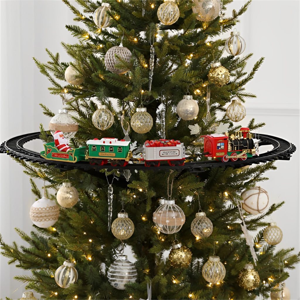 Train Around Christmas Tree Set | Train to Go Around Christmas Tree ...