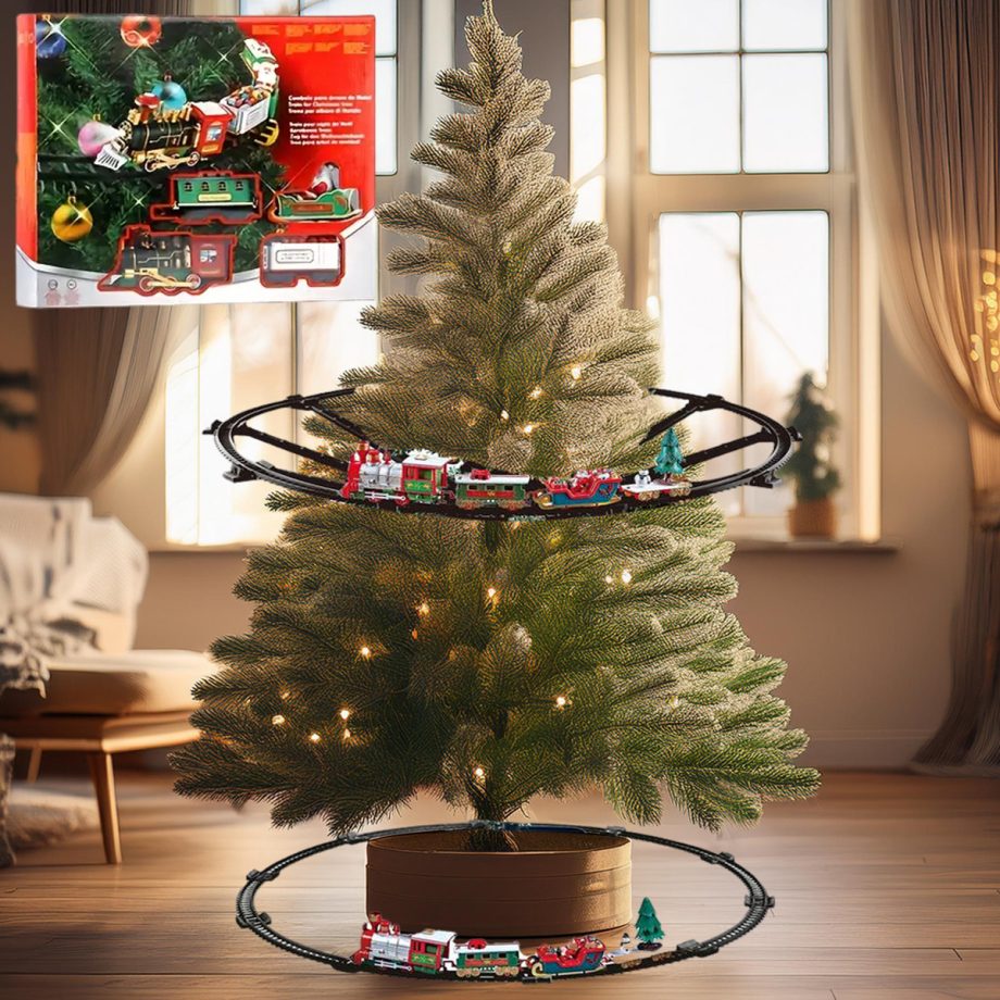 Train Around Christmas Tree Set | Train to Go Around Christmas Tree ...